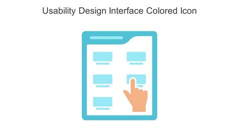 Usability Design Interface Colored Icon In Powerpoint Pptx Png And Editable Eps Format Ppt Example
