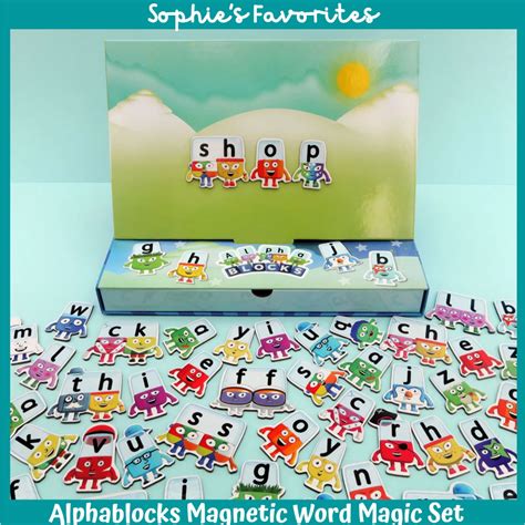 Alphablocks Magnetic Word Magic Set Shopee Philippines