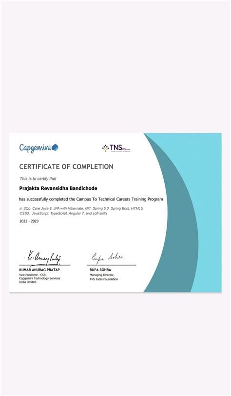 prajakta bandichode on linkedin technical capgemini