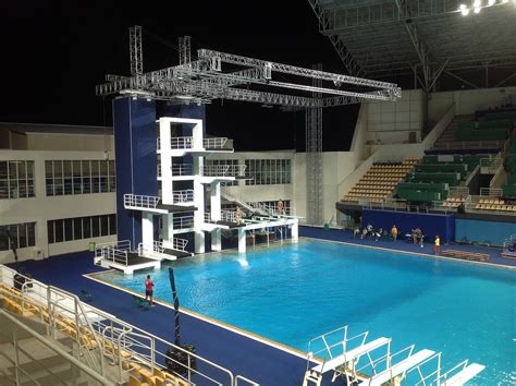 무료 이미지 물 구조 여행 다이빙 풀 수영장 미국 올림픽 남쪽 2016 년 경쟁 투기장 드 라틴어 마리아 리오 브라질 개최지 자네이로