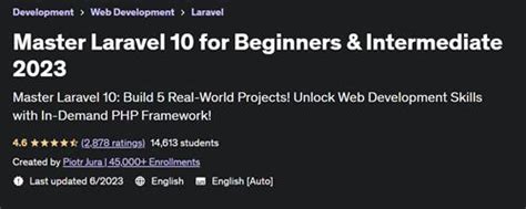 Master Laravel 10 For Beginners And Intermediate 2023 Scriptmafiaorg