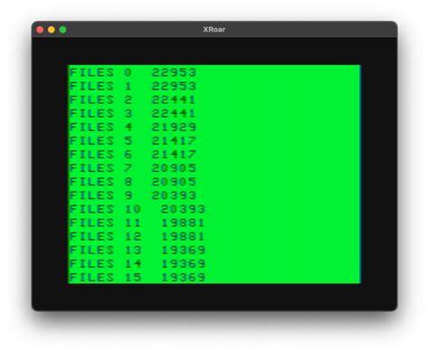 Files Command And Memory In Coco Disk Basic Sub Etha Software