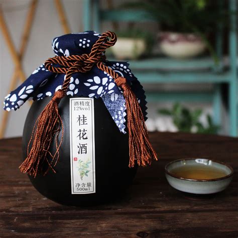 桃花酒桂花酒青梅酒桑葚酒低度少女酒网红古风甜酒非农家自酿果酒 虎窝淘