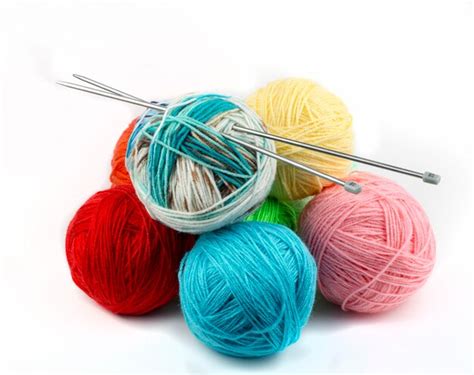 Premium Photo Close Up Shot Of Colored Wool Yarn Balls As Background