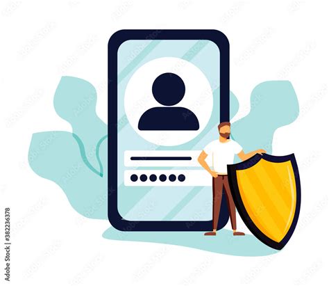 Online Registration And Sign Up Concept Young Man Signing Up Or Login To Online Account On