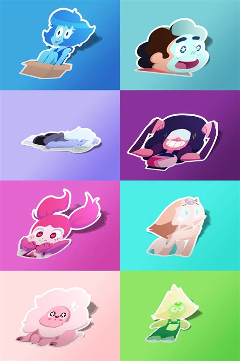 Steven Universe Stickers On Behance