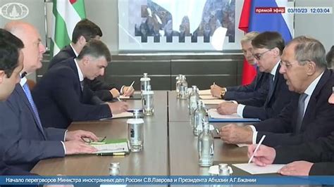 Сергей Лавров Будем продолжать расширять круг признавших Абхазию