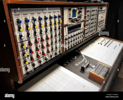 EMS Synthi Vintage Synthesizer Stock Photo Alamy