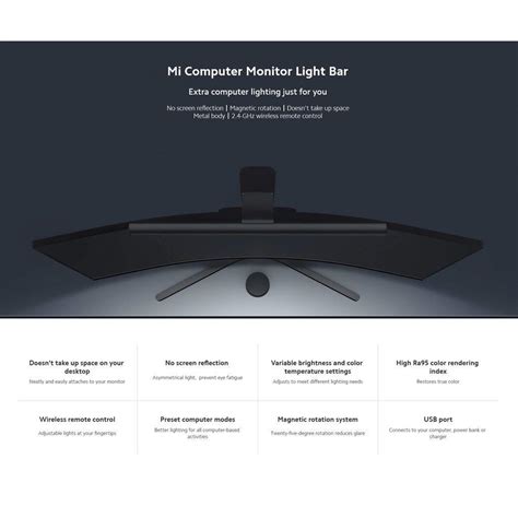 Xiaomi Mi Desktop Monitor Light Bar Furniture Home Living Lighting Fans Lighting On Carousell