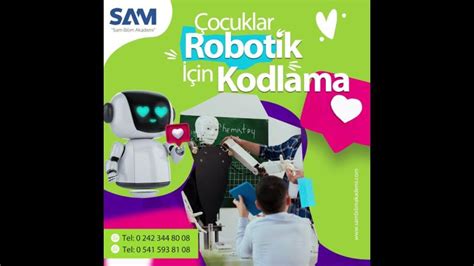 Python Programlama Dili Tabanlı Robotik Kodlama Kursumuz Antalyada
