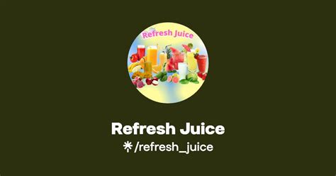 Refresh Juice Instagram Linktree
