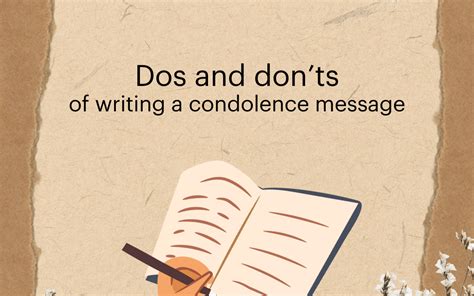 Dos And Donts Of Writing A Condolence Message Direct Funeral