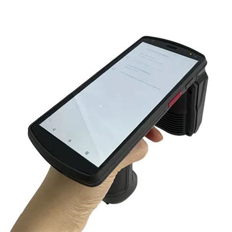 Android 12 5 5inch Rfid Uhf Reader Industrial Handheld Pda Rugged Pos Ternimal With Barcode