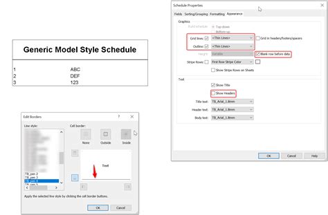 Solved Title Cell Borders In General Notes Schedule Autodesk Community