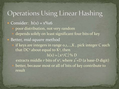 hashing in datastructure ppt