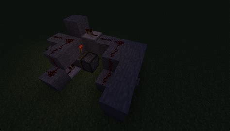 Toggleable Button Powered Nether Portal Minecraft Map