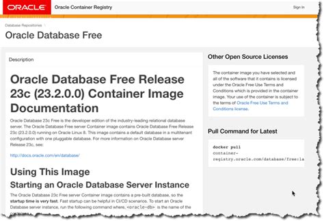 Oracle Database 23c Free Developer Release On Oke With Portworx Essentials Part 3 Ron Ekins