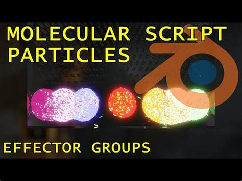Molecular Script Particles With Effector Groups And Forcefields