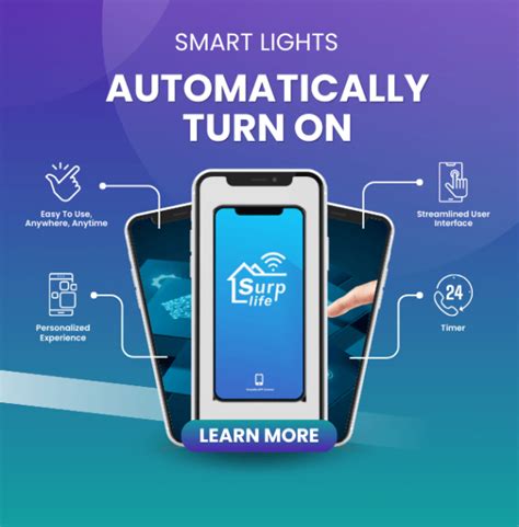 How To Set Smart Lights To Automatically Turn On When Coming Home In The Surplife App LED