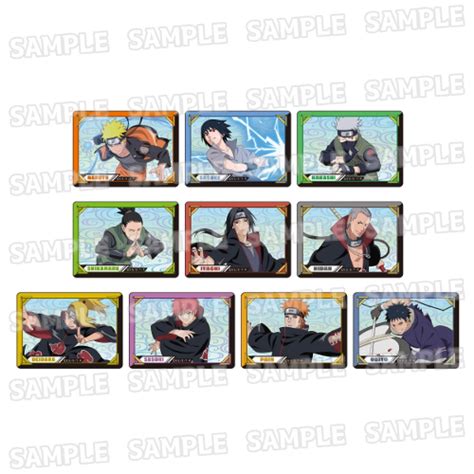 [24년 11월 발매][특전] 나루토 수업 시리즈 공식 미니 클리어 브로마이드 컬렉션 랜덤 단품 나루토 애니 공식 굿즈 ~24 08 26 도키도키굿즈