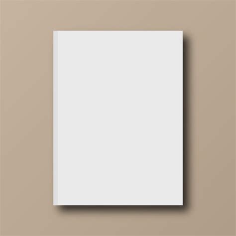 전면에 현실적인 표지 책 템플릿 프리미엄 벡터