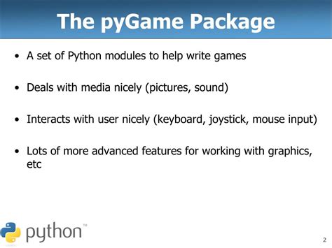 Ppt Pygame Powerpoint Presentation Free Download Id3793970