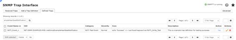 Adding Match Statements In The Snmp Trap Interface