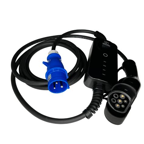 Voldt® Type 2 16a Blue Commando Socket 1 Phase Adjustable 8a