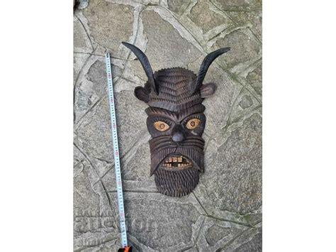 Дърворезба Кукерска маска Дърворезба Изкуство Музика Balkanauction