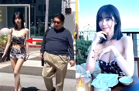 방시혁 Bj 과즙세연과 美 길거리서 포착 다정한 두 사람