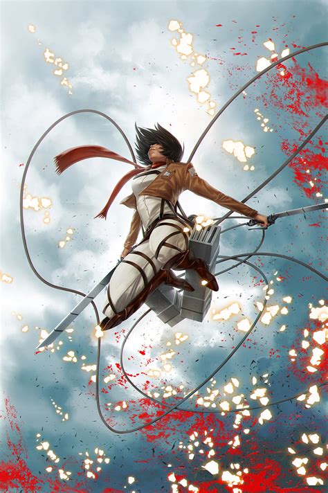 Mikasa Ackerman Artwork Mundopiagarcia