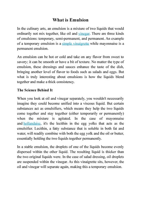 Semi Permanent Emulsion Examples At Joseph Stanfield Blog