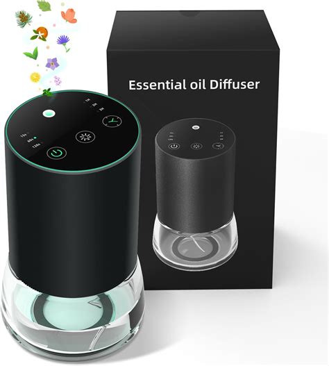 Waterless Essential Oil Diffuser 100ml Large Capacity Battery Operated Cordless Aromatherapy