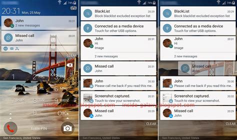 Inside Galaxy Samsung Galaxy S5 How To Use Notifications In Lock Screen In Android 5 0 1 Lollipop
