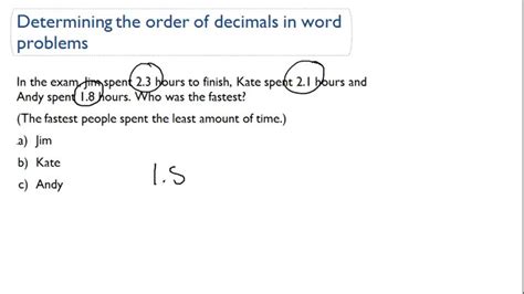 Comparing And Arranging Decimal Values Example 11 Video Arithmetic Ck 12 Foundation