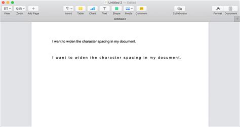How To Adjust Character Spacing In Pages On Mac