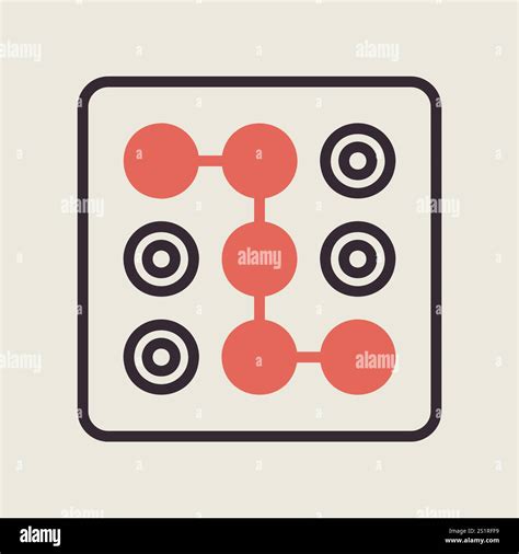 Lock Pattern Vector Icon Hand Entering Smartphone Password Symbol