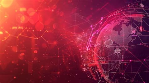 Global Network Connectivity And Data Flow A Stylized Representation Of The Interconnectedness