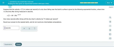 Solved O Exponential And Logarithmic Functions Finding The