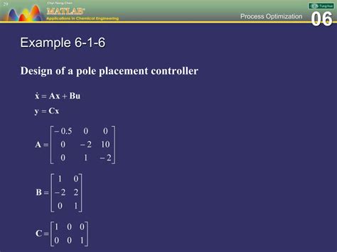 Ch 06 Matlab Applications In Chemical Engineering陳奇中教授教學投影片 Ppt