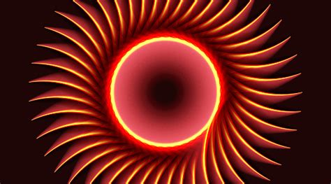 빛나는 빨간색 스타일 빛나는 현실적인 황금 요소 곡선 광선 디지털 효과 돌리기 빛나는 원 속도 모션 과학 미래 에너지 기술 개념