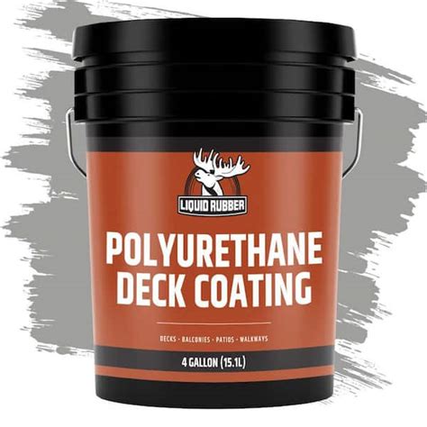 Reviews For Liquid Rubber Polyurethane Deck Coating 4 Gal 10x Stronger