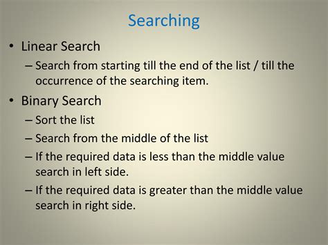 SOLUTION Searching Sorting In Python Studypool