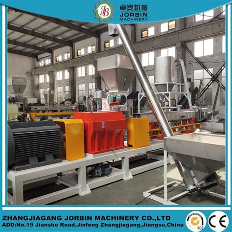 Pp Pe Calcium Carbonate Filler Compounding Pelletizing Extrusion Machine Twin Screw