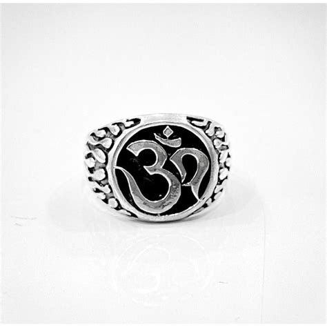 Buy Stylish Silver Om Ring Jewllery Design