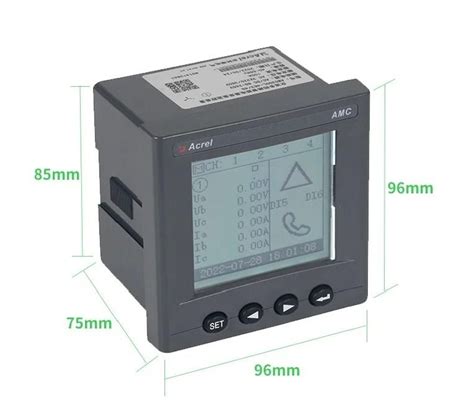 Ac Multi Loop Intelligent Power Collection And Monitoring Energy Meter