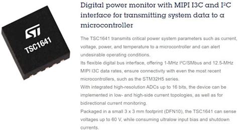 Eye On Npi Stmicroelectronics Tsc1641 Digital Power Monitor Digikey Eyeonnpi Adafruit