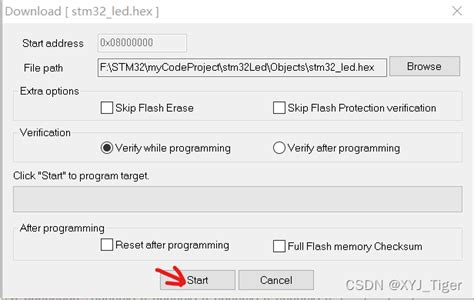 Stm32 St Link烧写hex文件方法能不能用stlink烧录已有的hex文件 Csdn博客