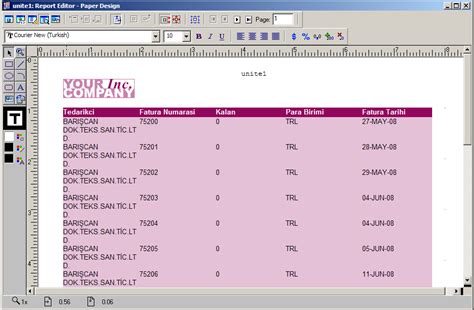 Oracle Uygulamaları Oracle Reports 1giriş Hazır Örneği Inceleme