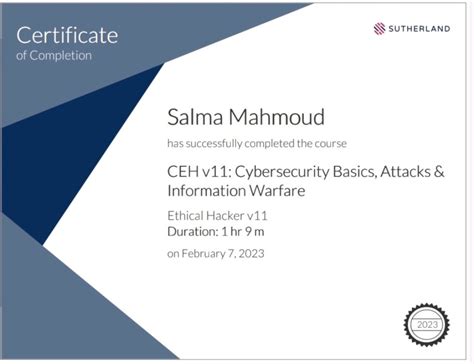 Salma Mahmoud على Linkedin Ethicalhacking Cybersecurity